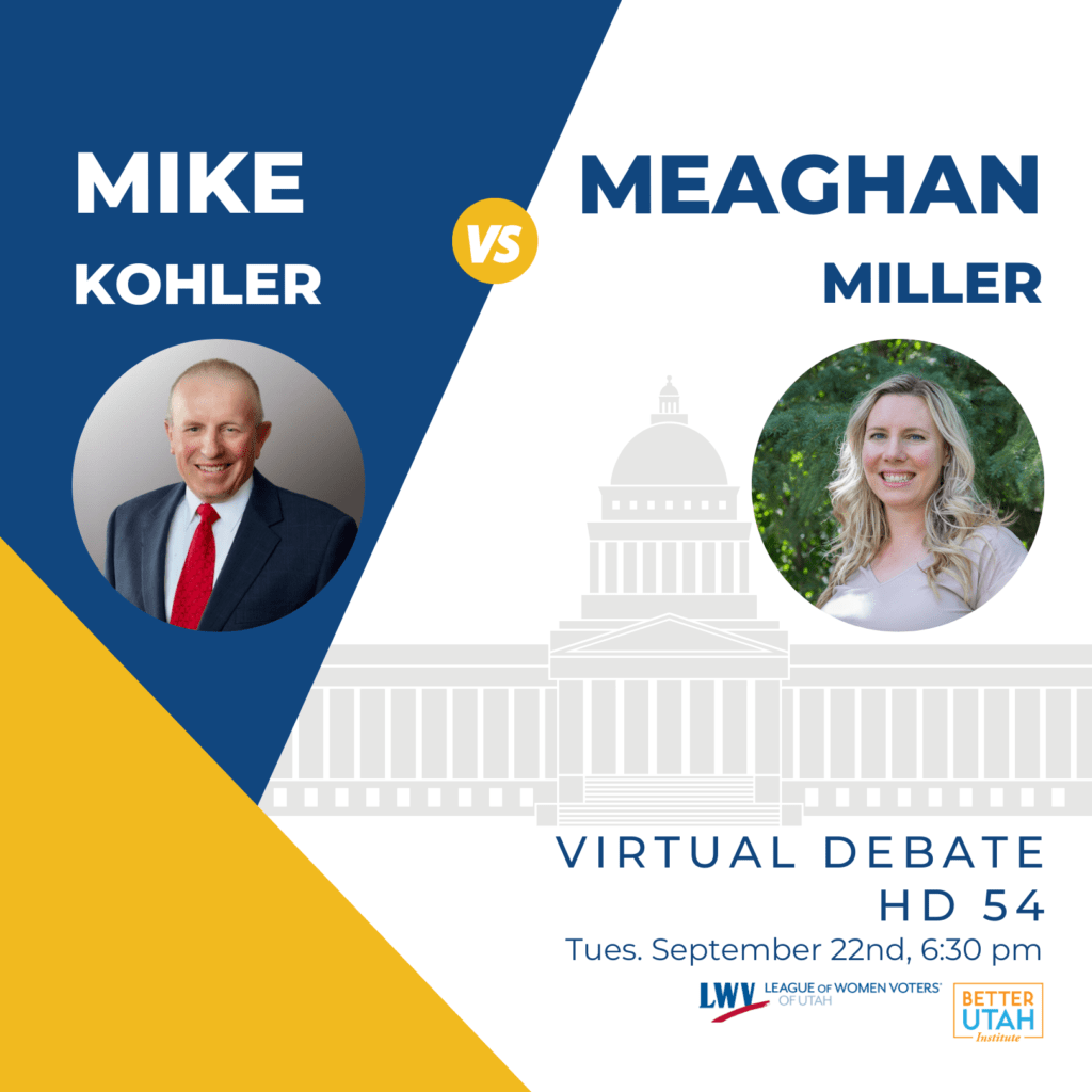 Debates - Better Utah Institute